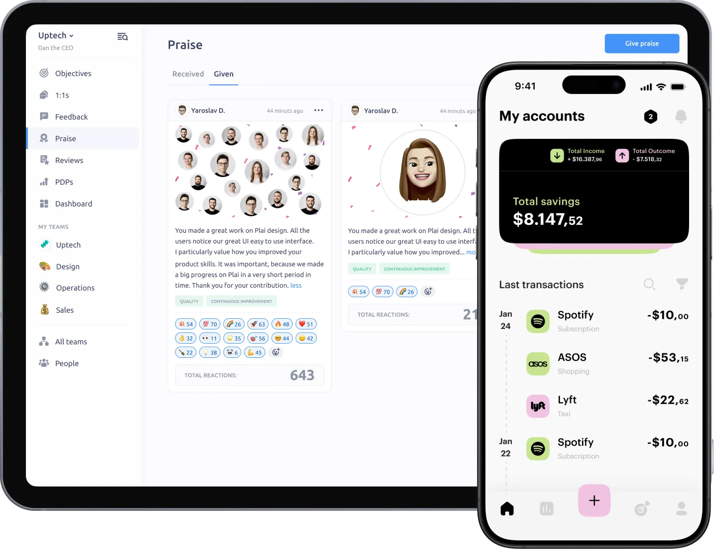 Web and Mobile development services | Uptech